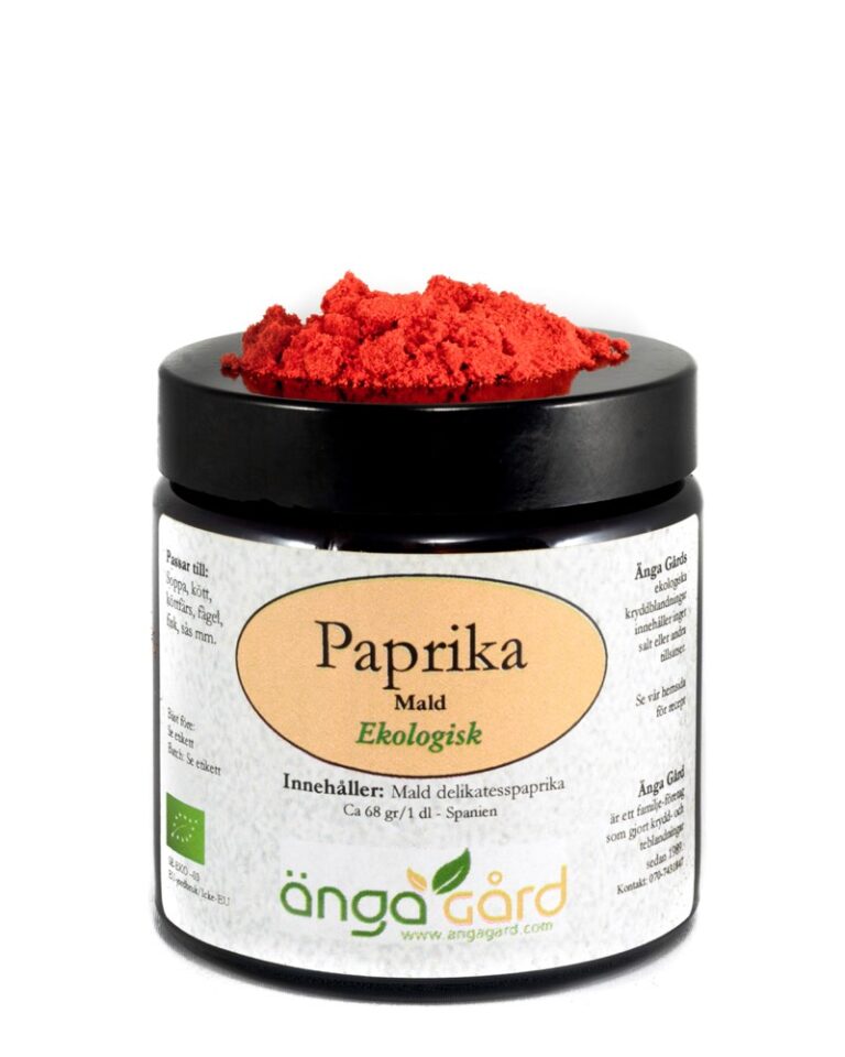 Paprika, mald – Ekologisk – Änga Gård